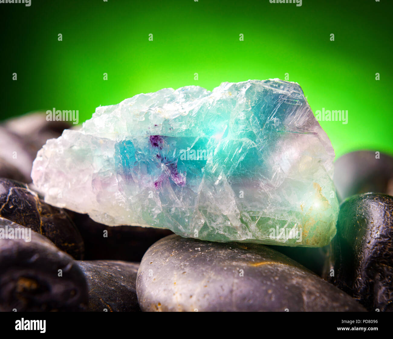 Calcium fluoride crystal hi-res stock photography and images - Alamy