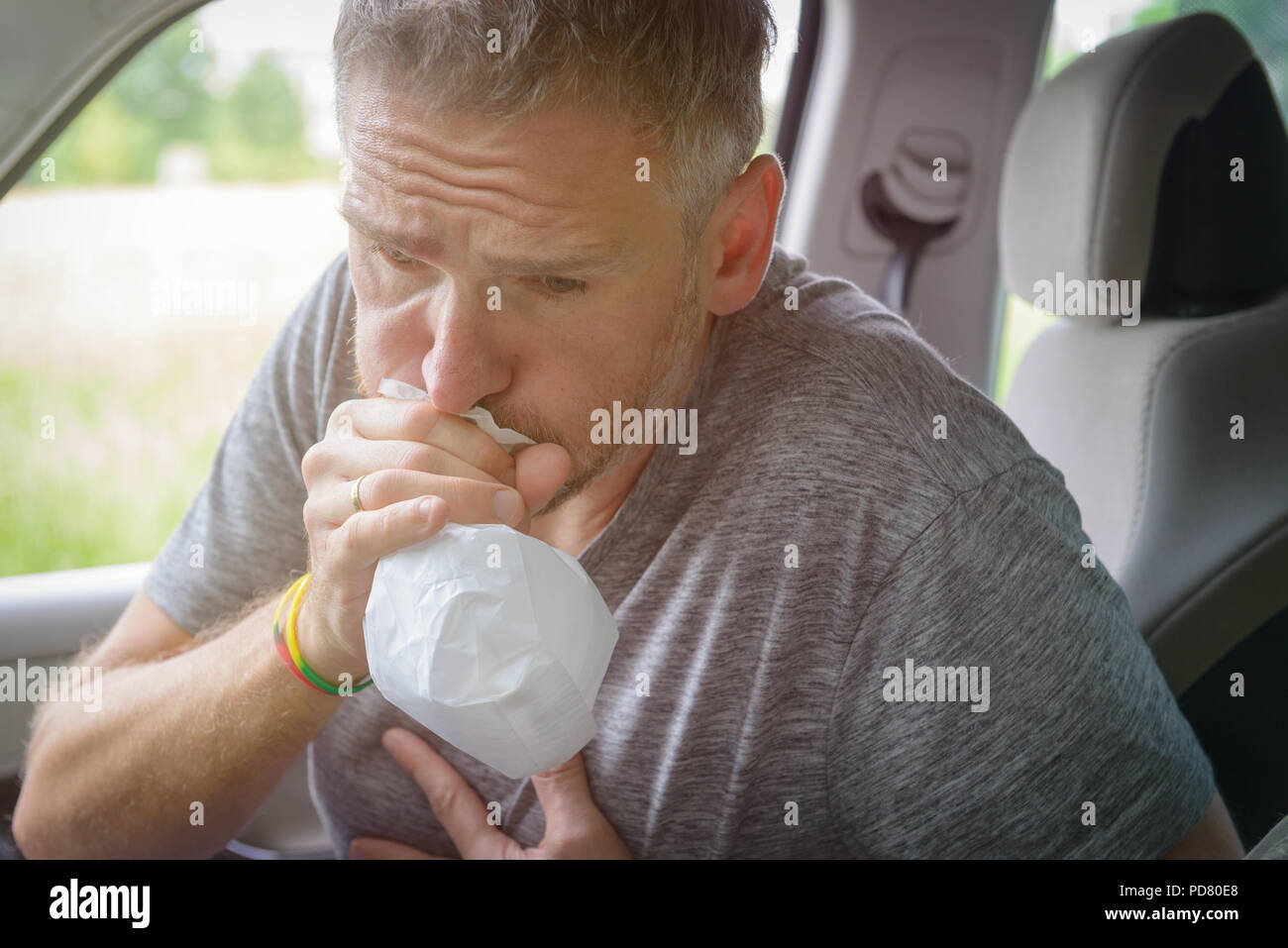 Vomit bag hi-res stock photography and images - Alamy