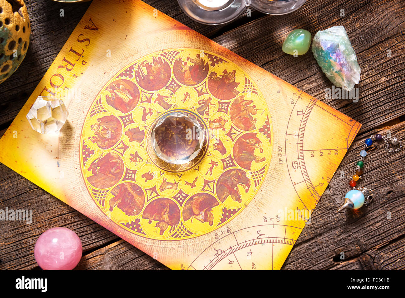 Foretelling the future through astrology Stock Photo - Alamy