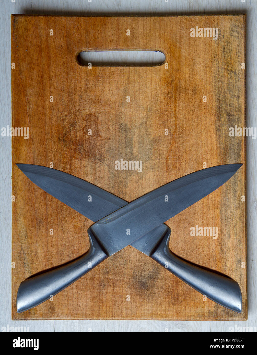 Old vintage kitchen chef knife hi-res stock photography and images - Alamy