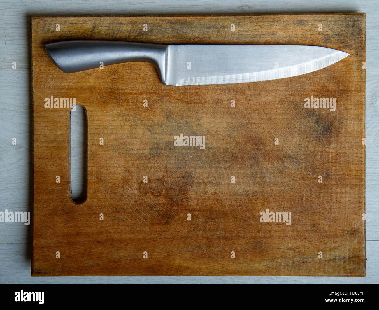 Old vintage kitchen chef knife hi-res stock photography and images - Alamy