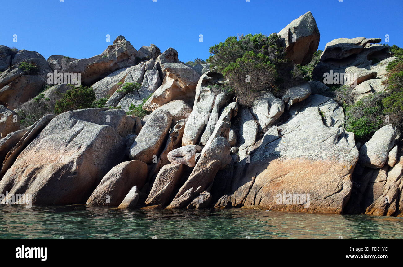 Beach typical granite rocks hi-res stock photography and images - Alamy