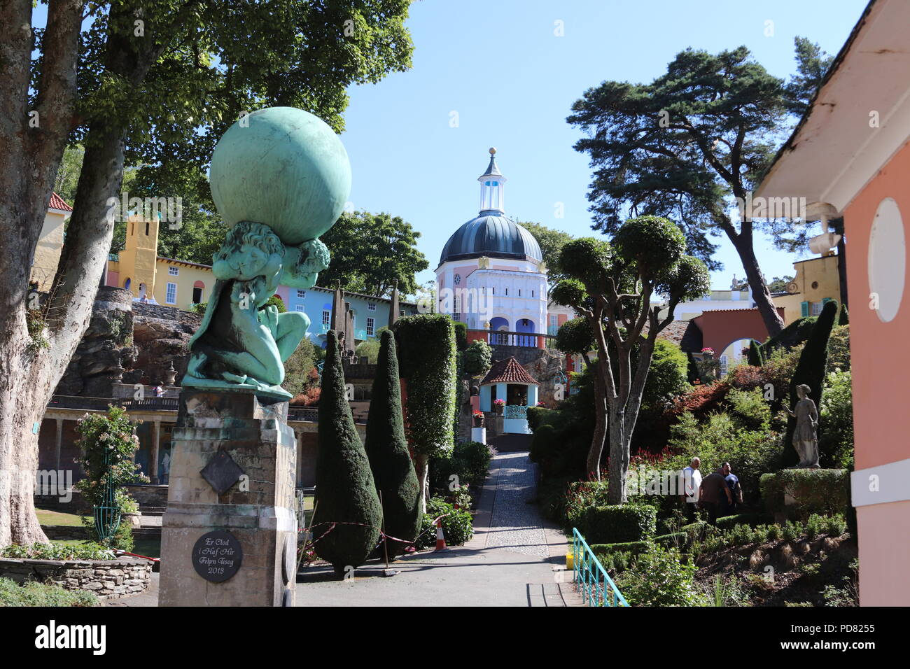 Portmeirion Village, Gwynedd, Wales Stock Photo - Alamy