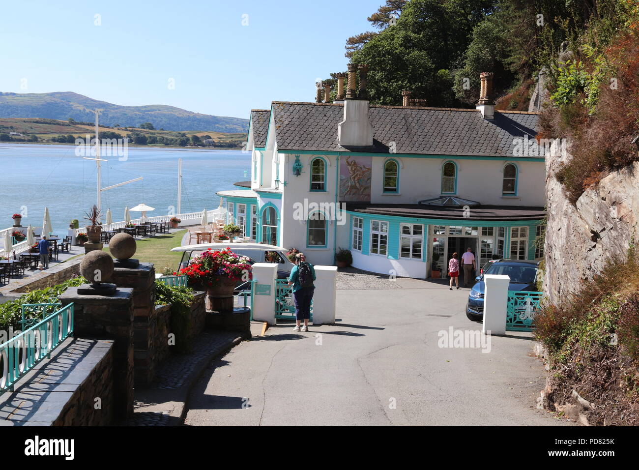 Portmeirion Village, Gwynedd, Wales Stock Photo - Alamy