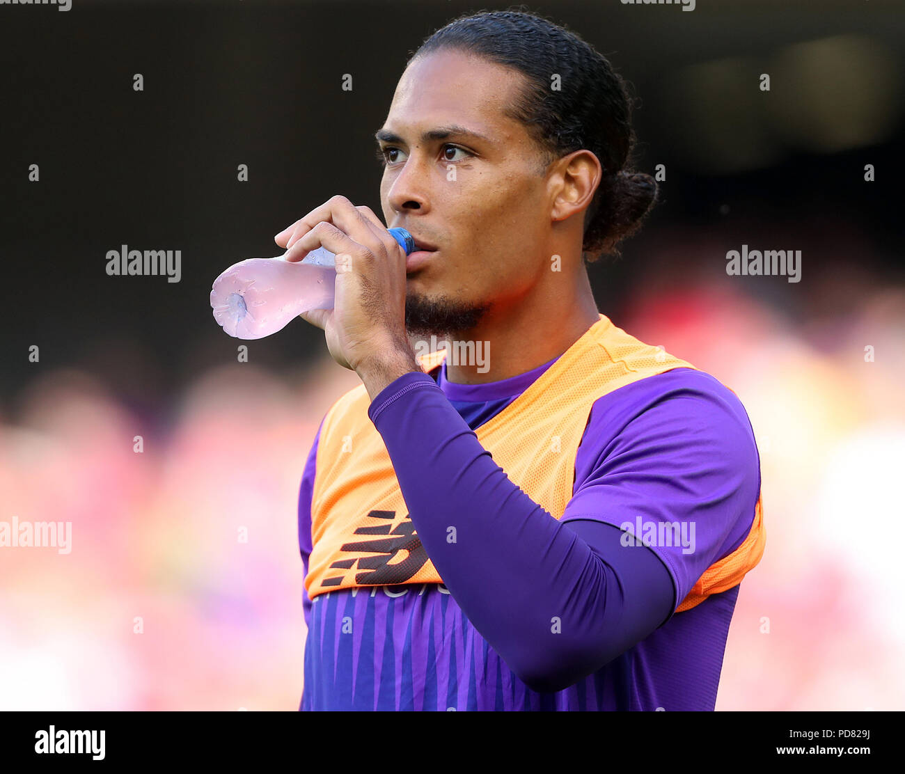 Liverpool's Virgil van Dijk during the pre-season friendly match at the ...
