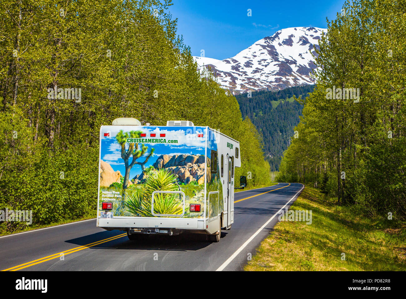 Rv on the road hi-res stock photography and images - Alamy
