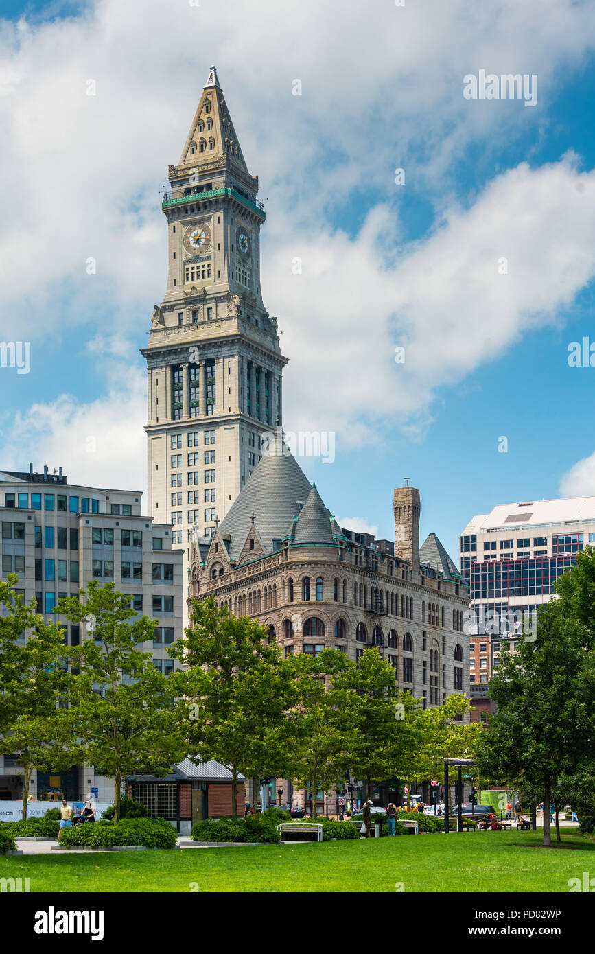 The Custom House Tower in Boston, Massachusetts Stock Photo - Alamy