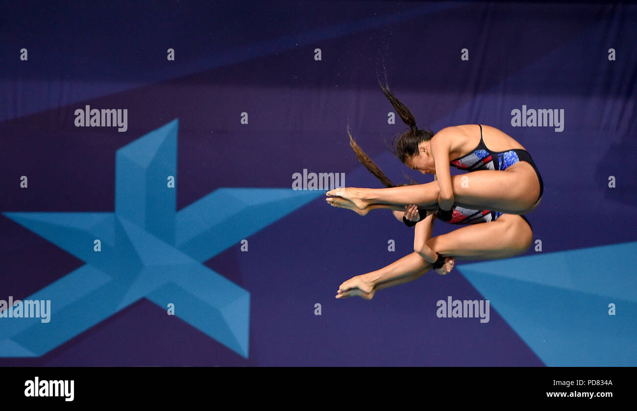 Great Britain's Eden Cheng and Lois Toulson during the Women's ...