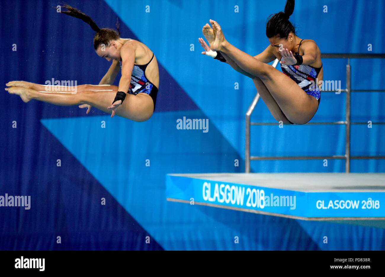 Great Britain's Eden Cheng and Lois Toulson during the Women's ...