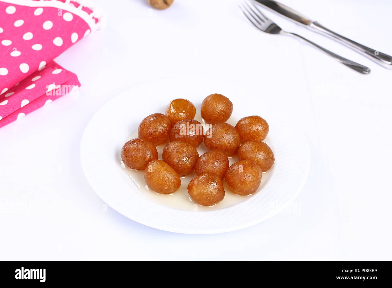 Dessert / Lokma / Fried dough Stock Photo - Alamy