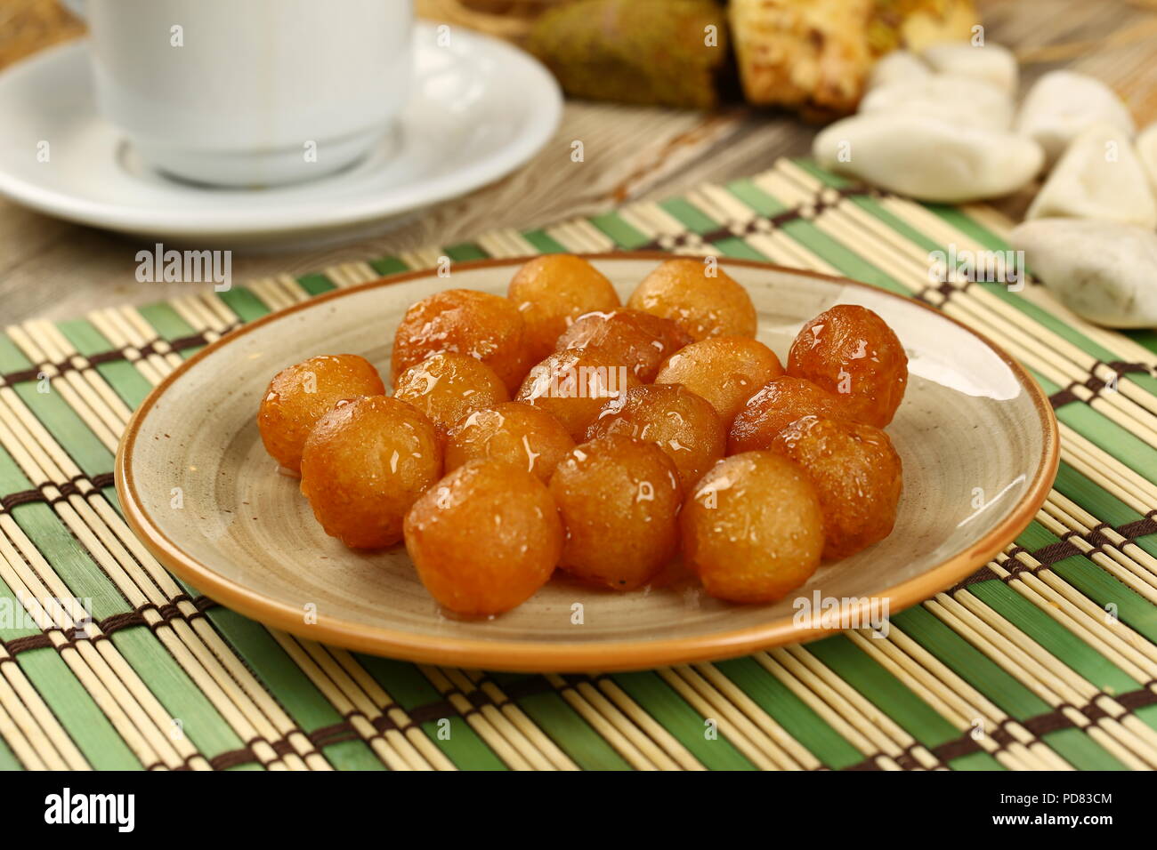 Dessert / Lokma / Fried dough Stock Photo - Alamy