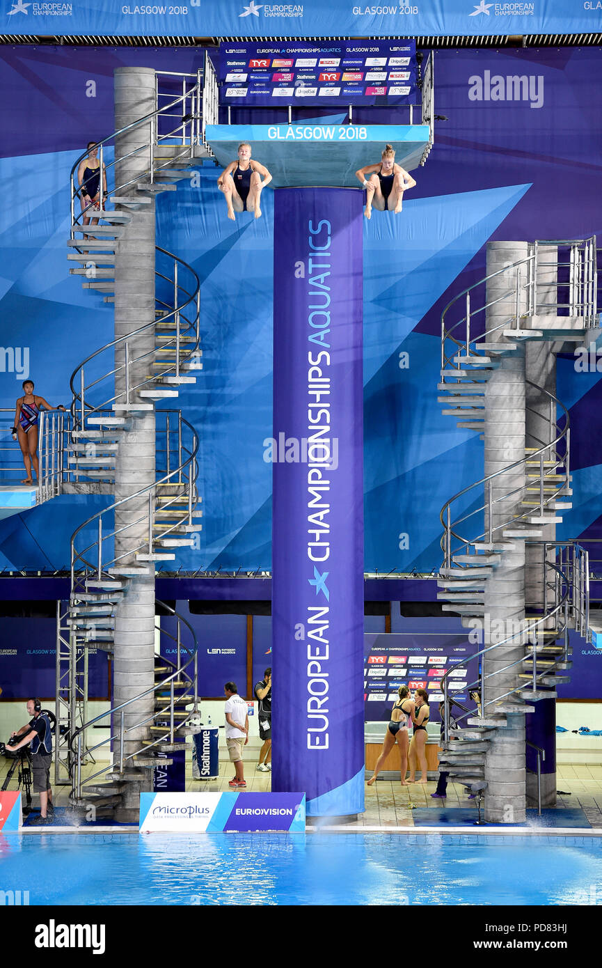 Norway's Anne Vilde Tuxen and Helle Tuxen during the Women's ...