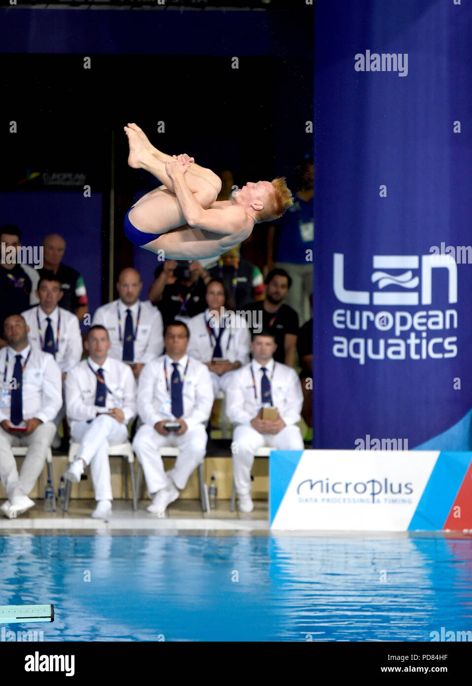Great Britain's James Heatly during the Men's 1m Springboard Final ...