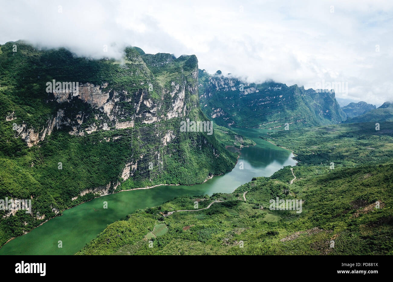 Aerial Photo Shows Valley High Resolution Stock Photography and Images ...