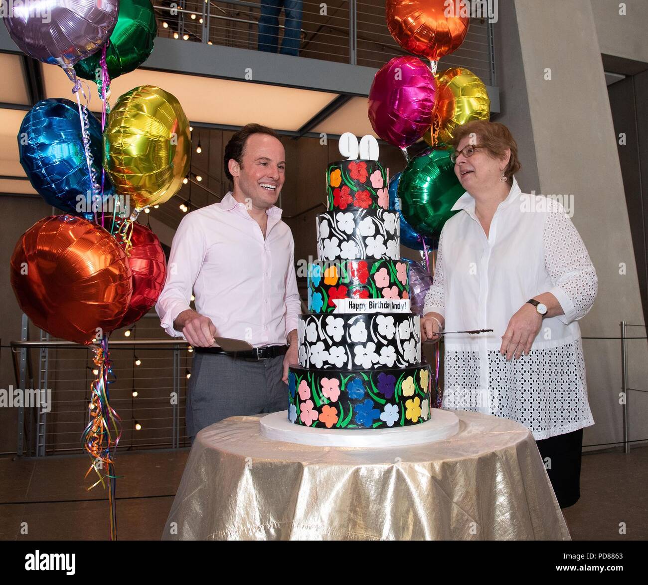 New York, NY, USA. 6th Aug, 2018. Scott Rothkopf, Donna De Salvo in ...
