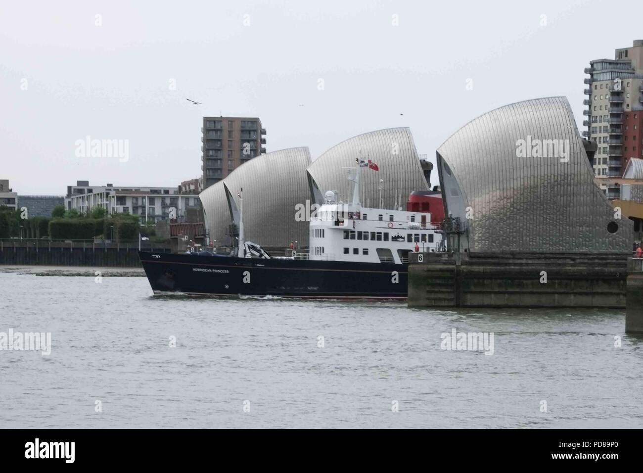 Hebridean princess thames barrier hi-res stock photography and images ...