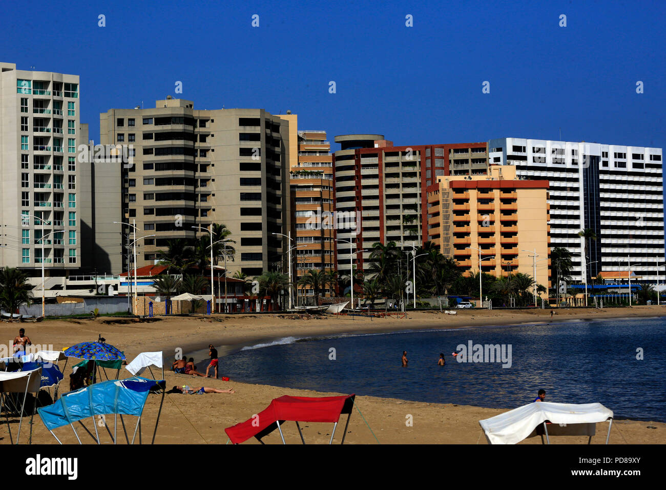 Lecheria, Anzoategui, Venezuela. 7th Aug, 2018. August 07, 2018. High ...