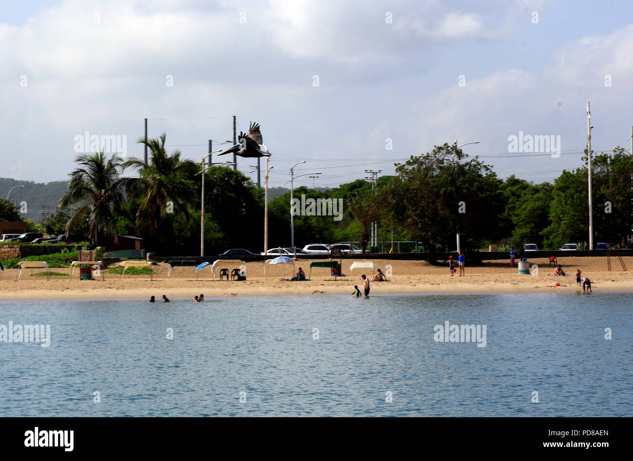 Lecheria, Anzoategui, Venezuela. 7th Aug, 2018. August 07, 2018. Lido ...