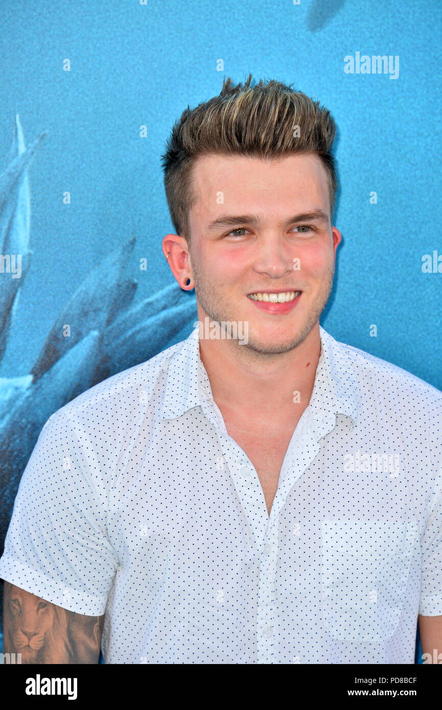 LOS ANGELES, CA. August 06, 2018: Josh Devine at the US premiere of ...