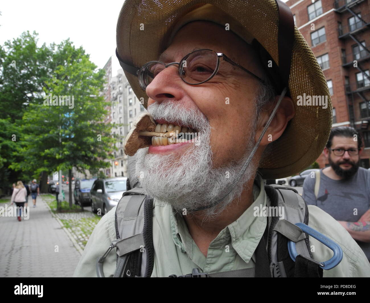 New York, USA. 23rd June, 2018. Steve Brill, who explains plants and ...