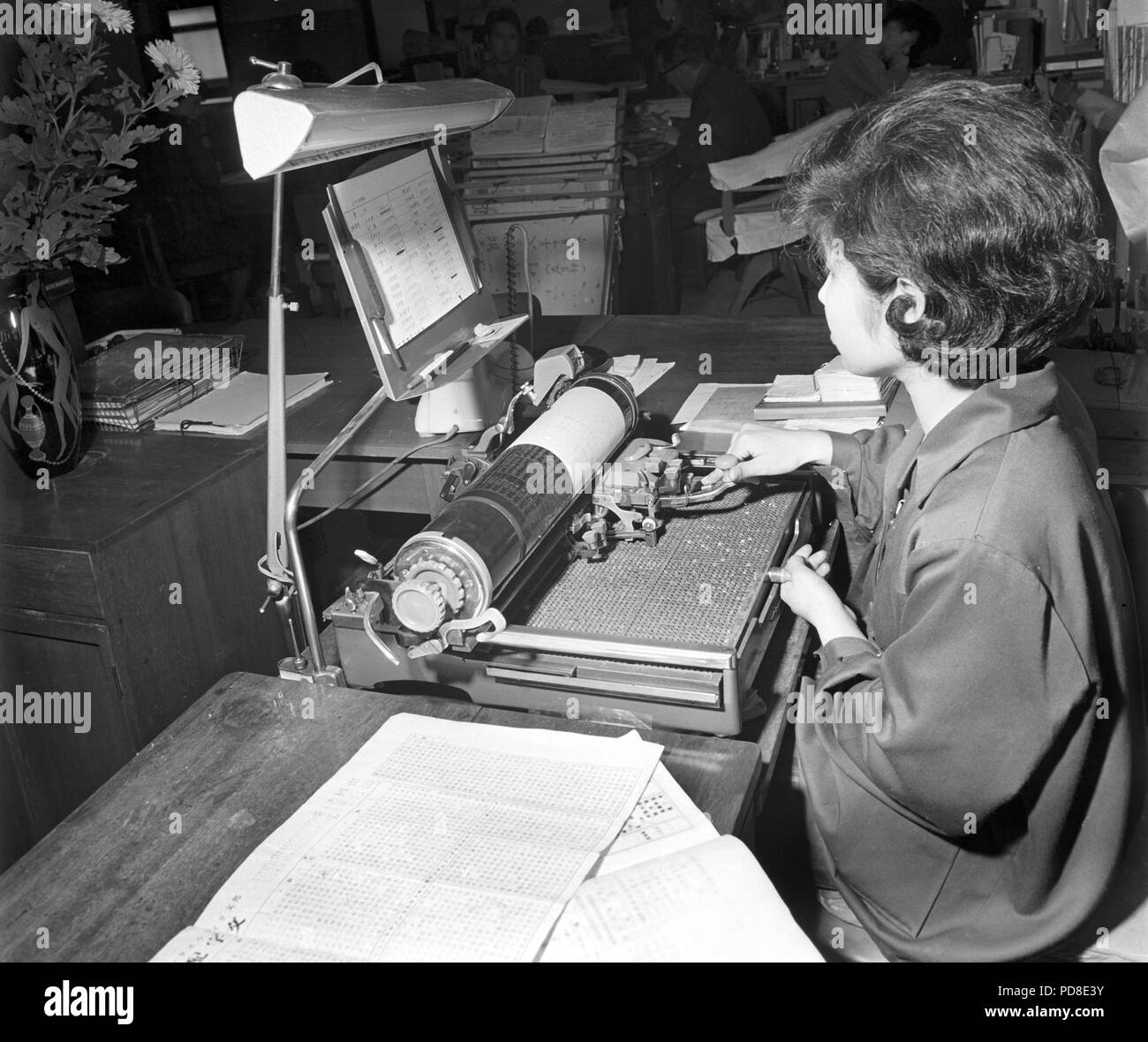 Stenotypist hi-res stock photography and images - Alamy