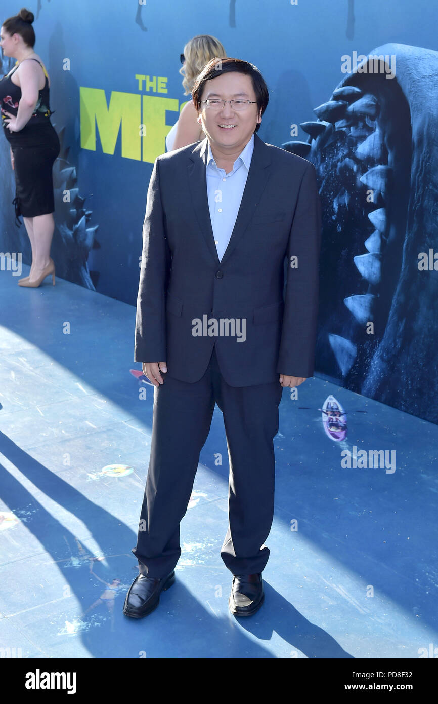 Los Angeles, California. 6th Aug, 2018. Masi Oka attending 'The Meg ...