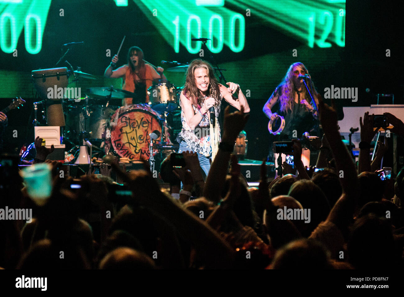 Steven Tyler performing at 02 Academy The Forum, Kentish Town on 7th ...