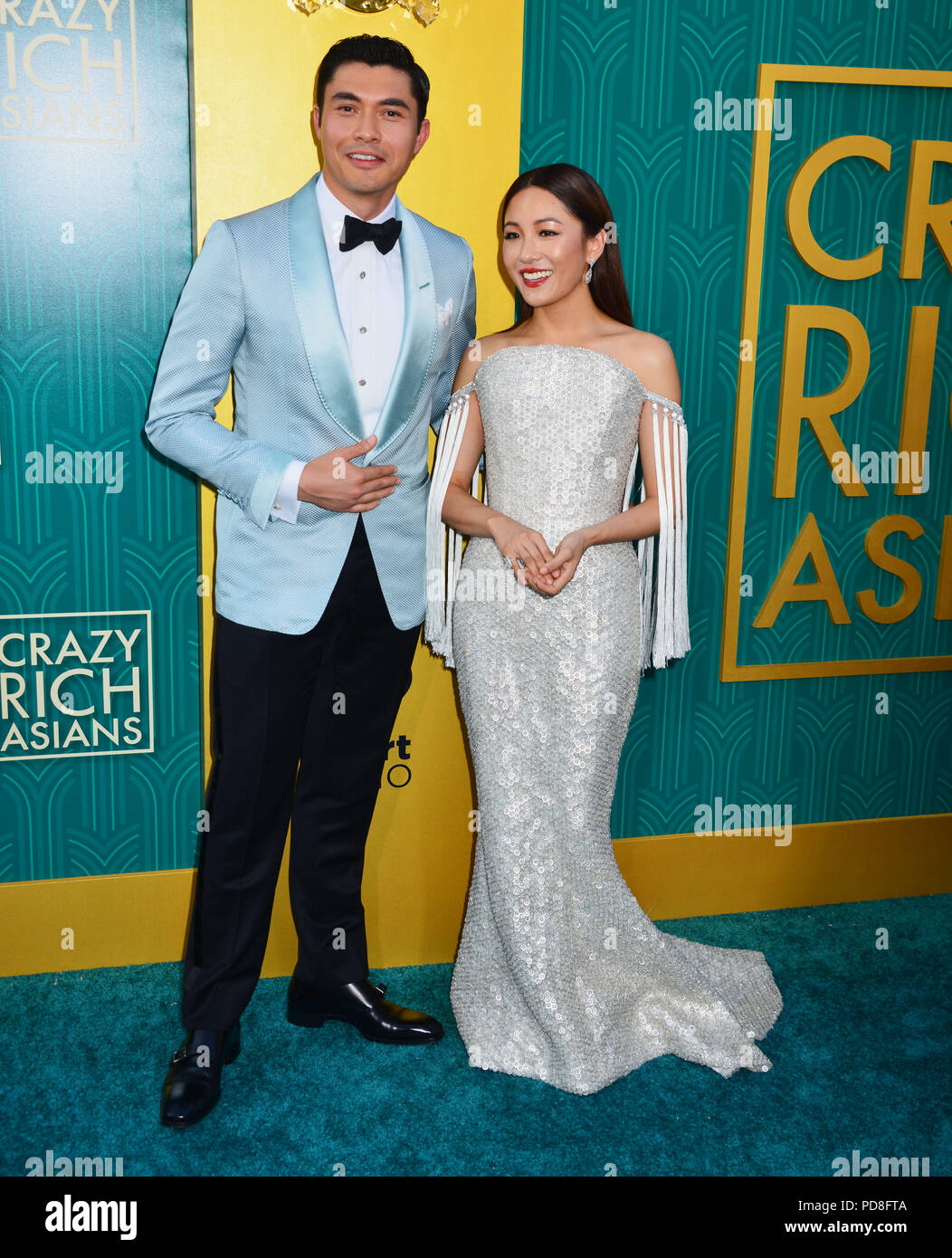 Los Angeles, USA. 7th August 2018. Henry Golding and Constance Wu 107 ...
