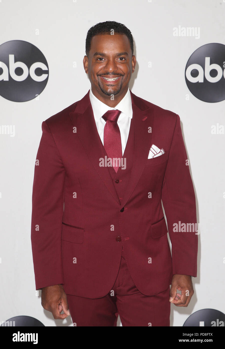 BEVERLY HILLS, CA - August 7: Alfonso Ribeiro, at Disney ABC Television ...
