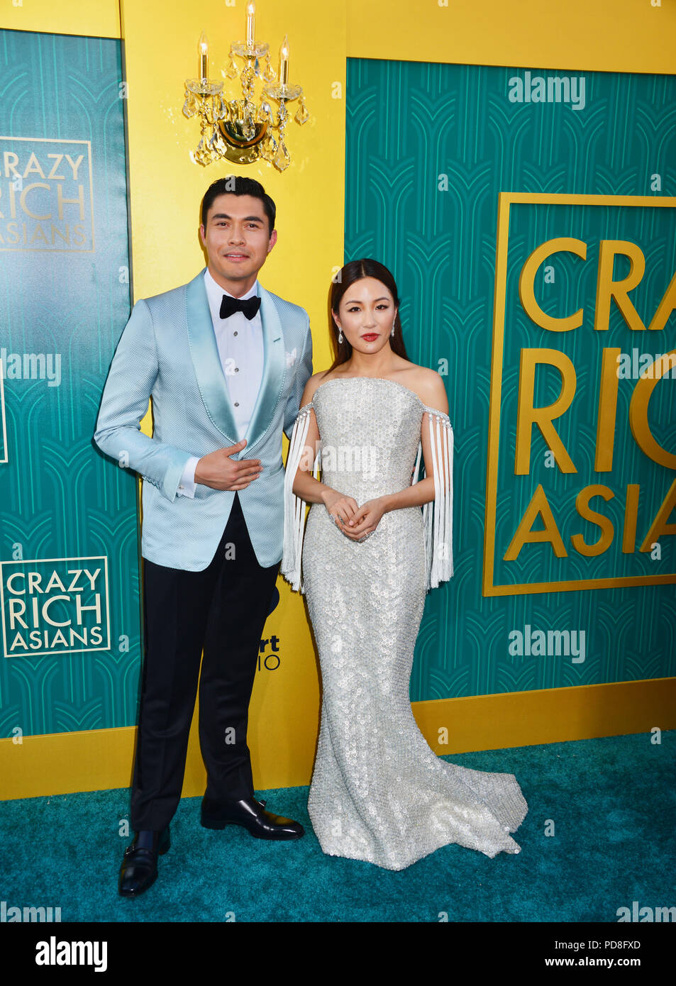 Los Angeles, USA. 7th August 2018. Henry Golding and Constance Wu 108 ...