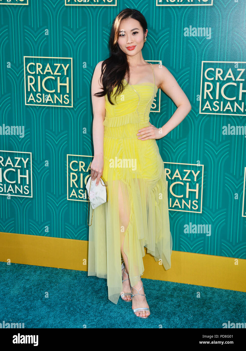 Los Angeles, USA. 7th August 2018. Victoria Loke 014 arrives at the ...