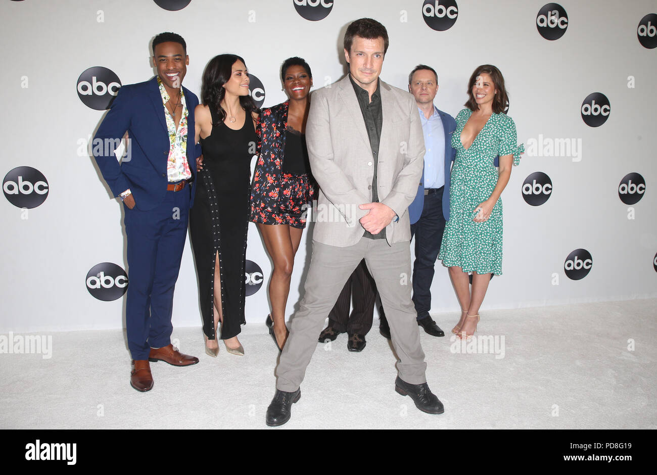 Beverly Hills, Ca. 7th Aug, 2018. Titus Makin Jr., Alyssa Diaz, Afton ...