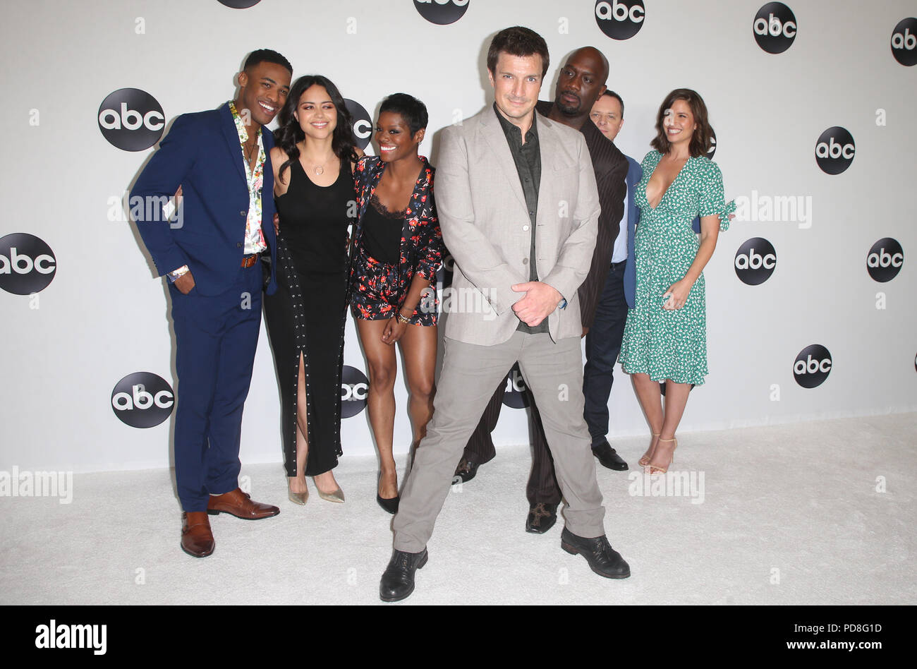 Beverly Hills, Ca. 7th Aug, 2018. Titus Makin Jr., Alyssa Diaz, Afton ...