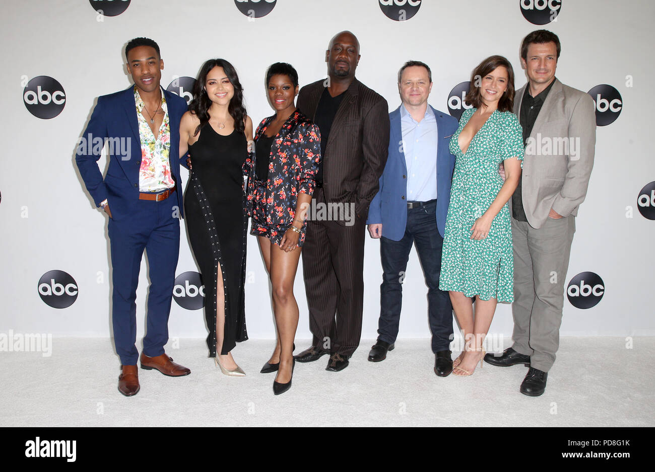 Beverly Hills, Ca. 7th Aug, 2018. Titus Makin Jr., Alyssa Diaz, Afton ...