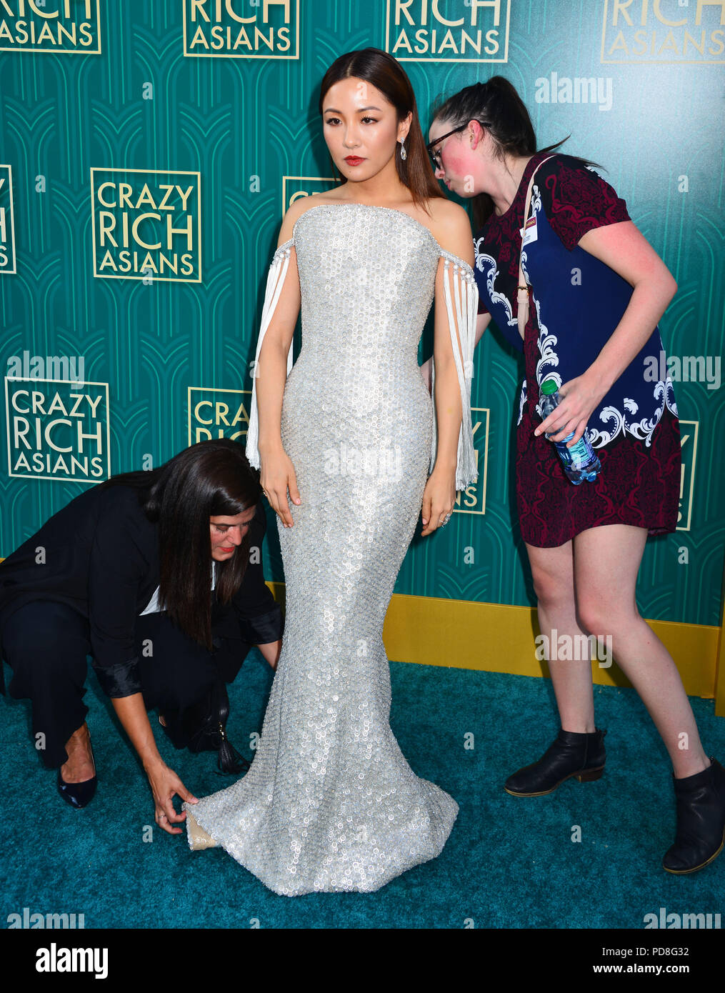 Los Angeles, USA. 7th August 2018. Constance Wu 067 arrives at the ...