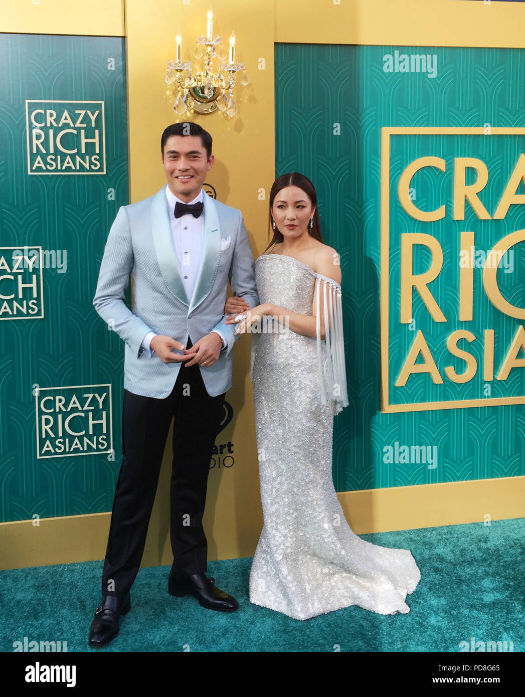Los Angeles, USA. 7th August 2018. Henry Golding and Constance Wu 119 ...