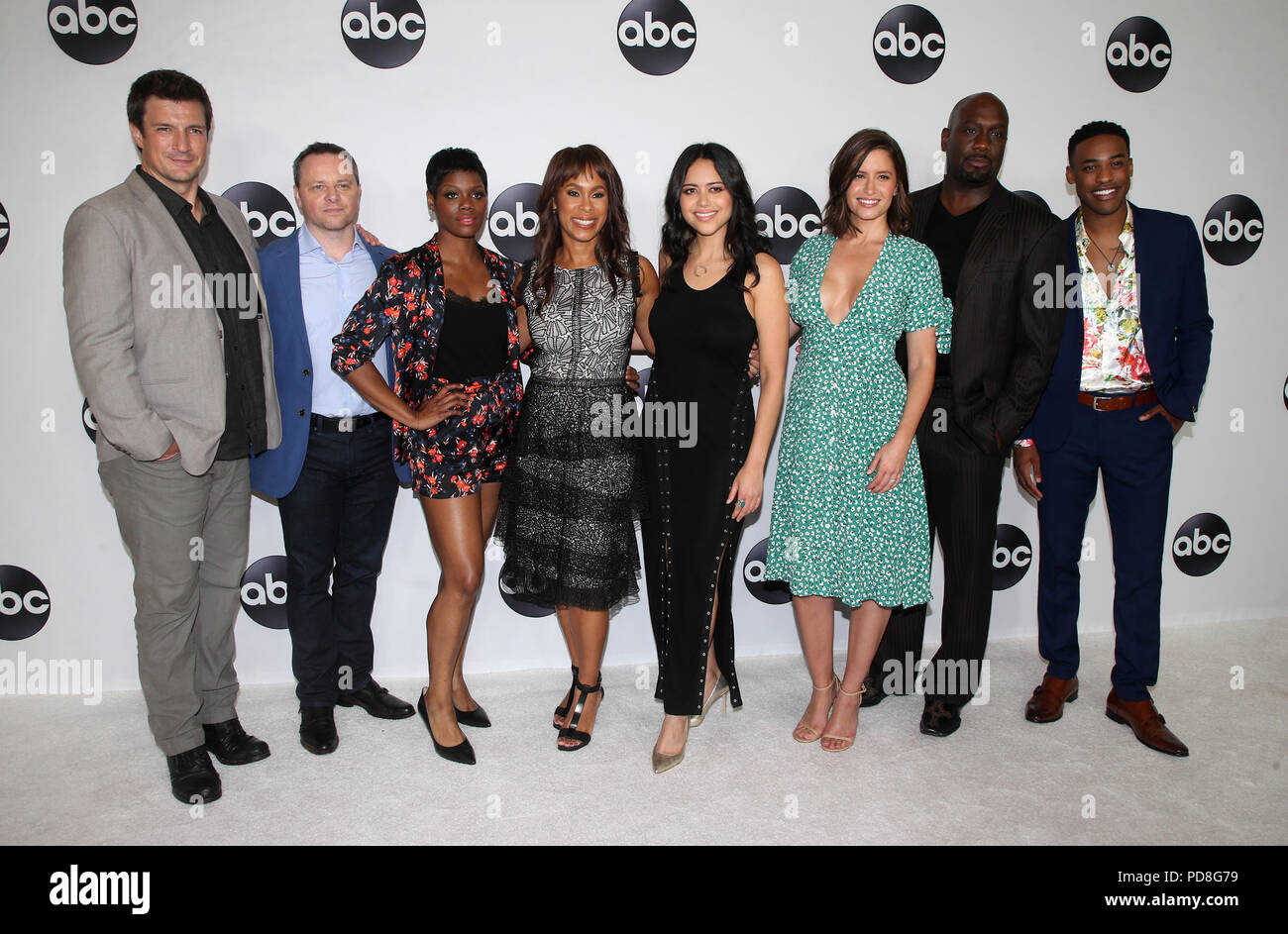 Beverly Hills, Ca. 7th Aug, 2018. Titus Makin Jr., Alyssa Diaz, Afton ...