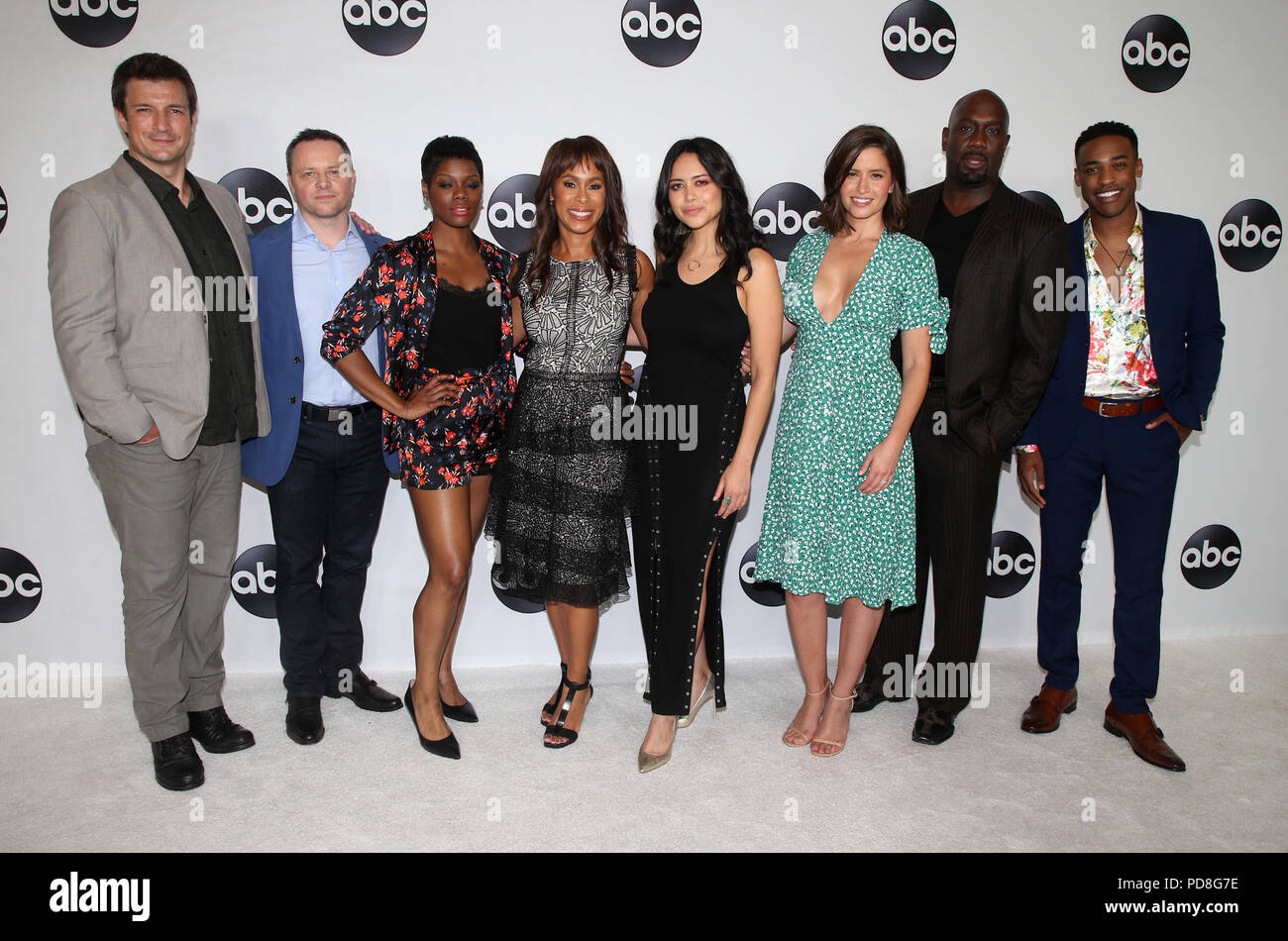 Beverly Hills, Ca. 7th Aug, 2018. Titus Makin Jr., Alyssa Diaz, Afton ...