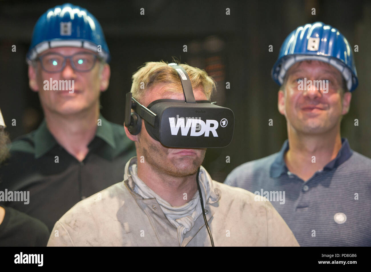 Bottrop, Deutschland. 07th Aug, 2018. 360 degree mine, virtual tour of ...