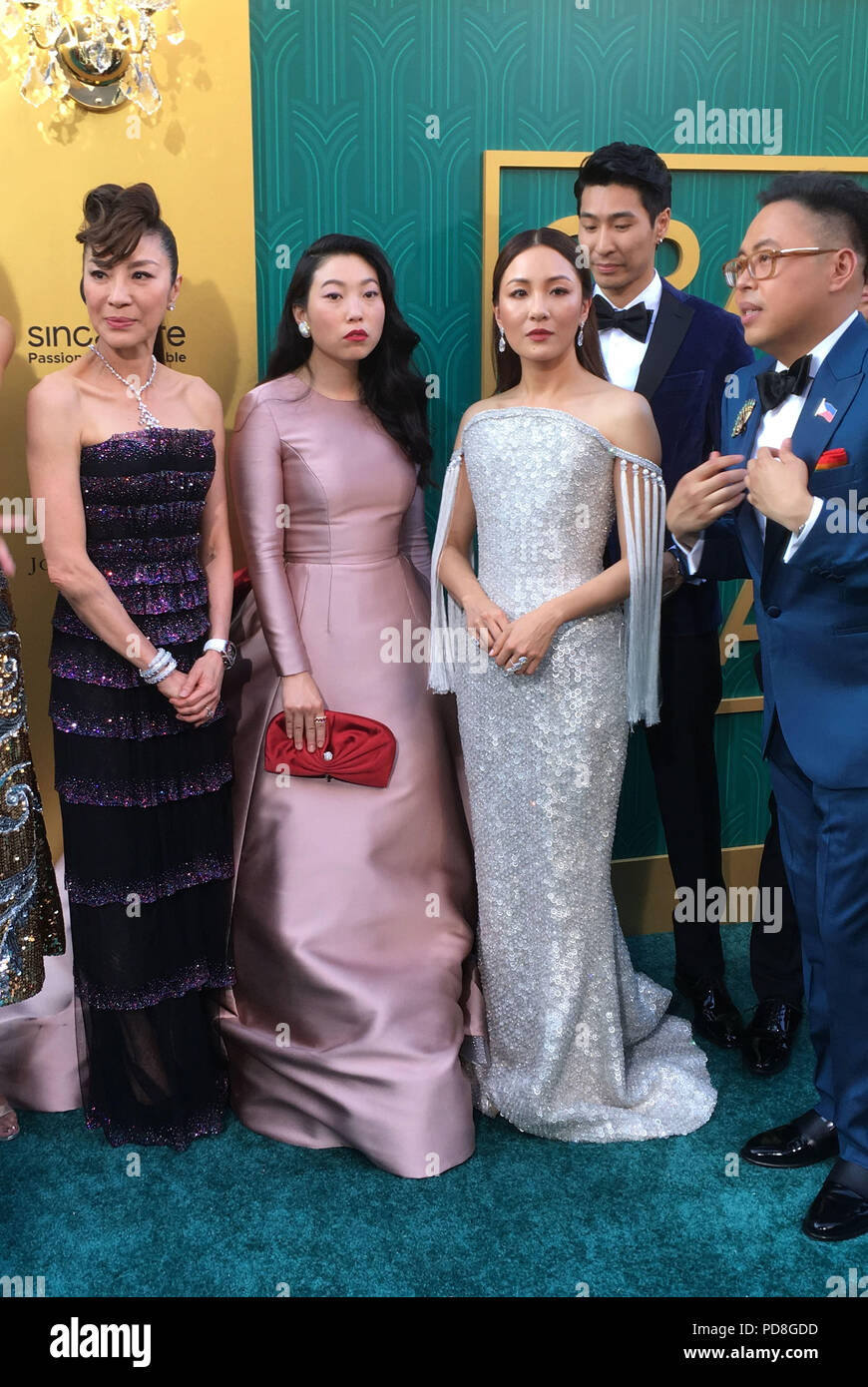 Constance wu 146 arrives at the warner bros pictures hi-res stock ...