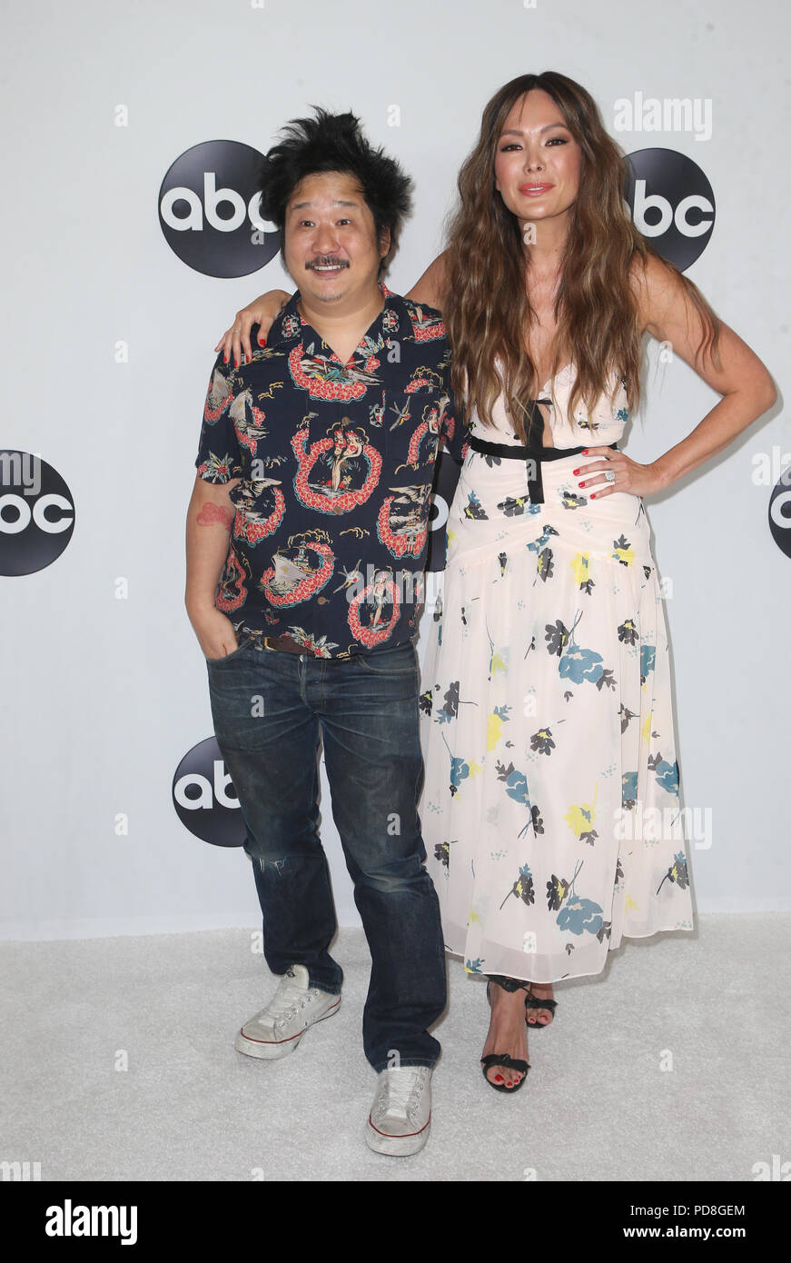 Beverly Hills, Ca. 7th Aug, 2018. Bobby Lee, Lindsay Price, at Disney ...