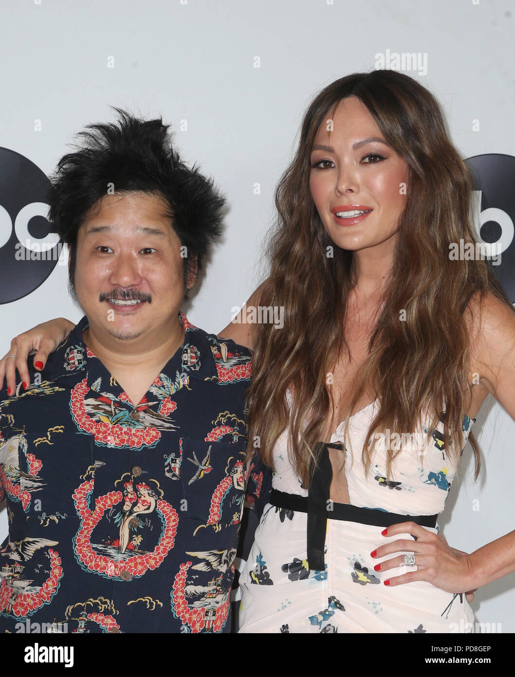 Beverly Hills, Ca. 7th Aug, 2018. Bobby Lee, Lindsay Price, at Disney ...
