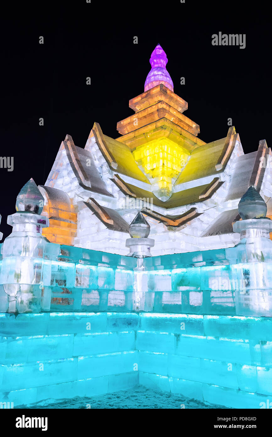 Shenzhen, Shenzhen, China. 8th Aug, 2018. Harbin, CHINA-Various ice ...