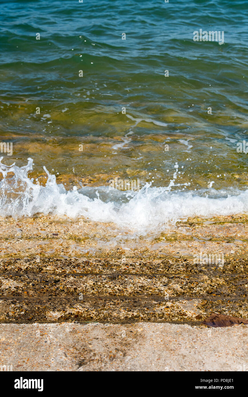 Water lapping up hi-res stock photography and images - Alamy