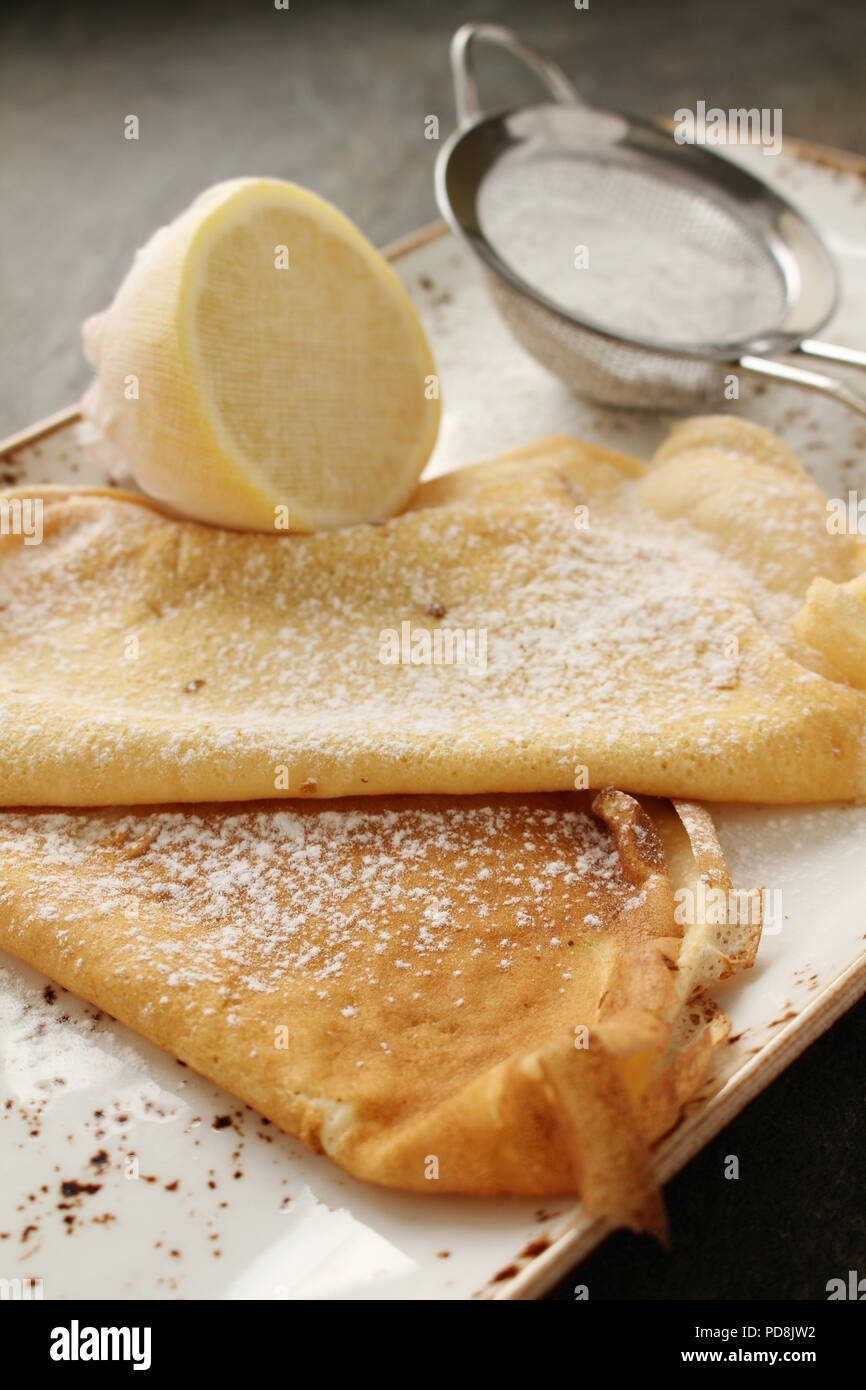 traditional crepe pancakes Stock Photo - Alamy