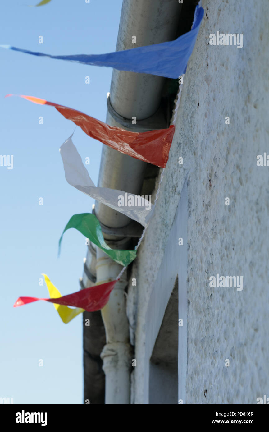 Village fair bunting hi-res stock photography and images - Alamy