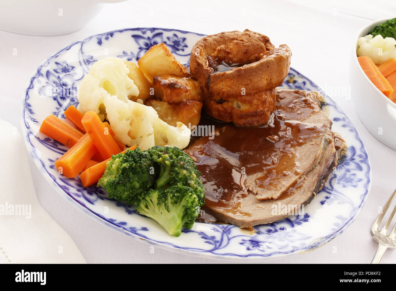 Roast beef dinner hi-res stock photography and images - Alamy