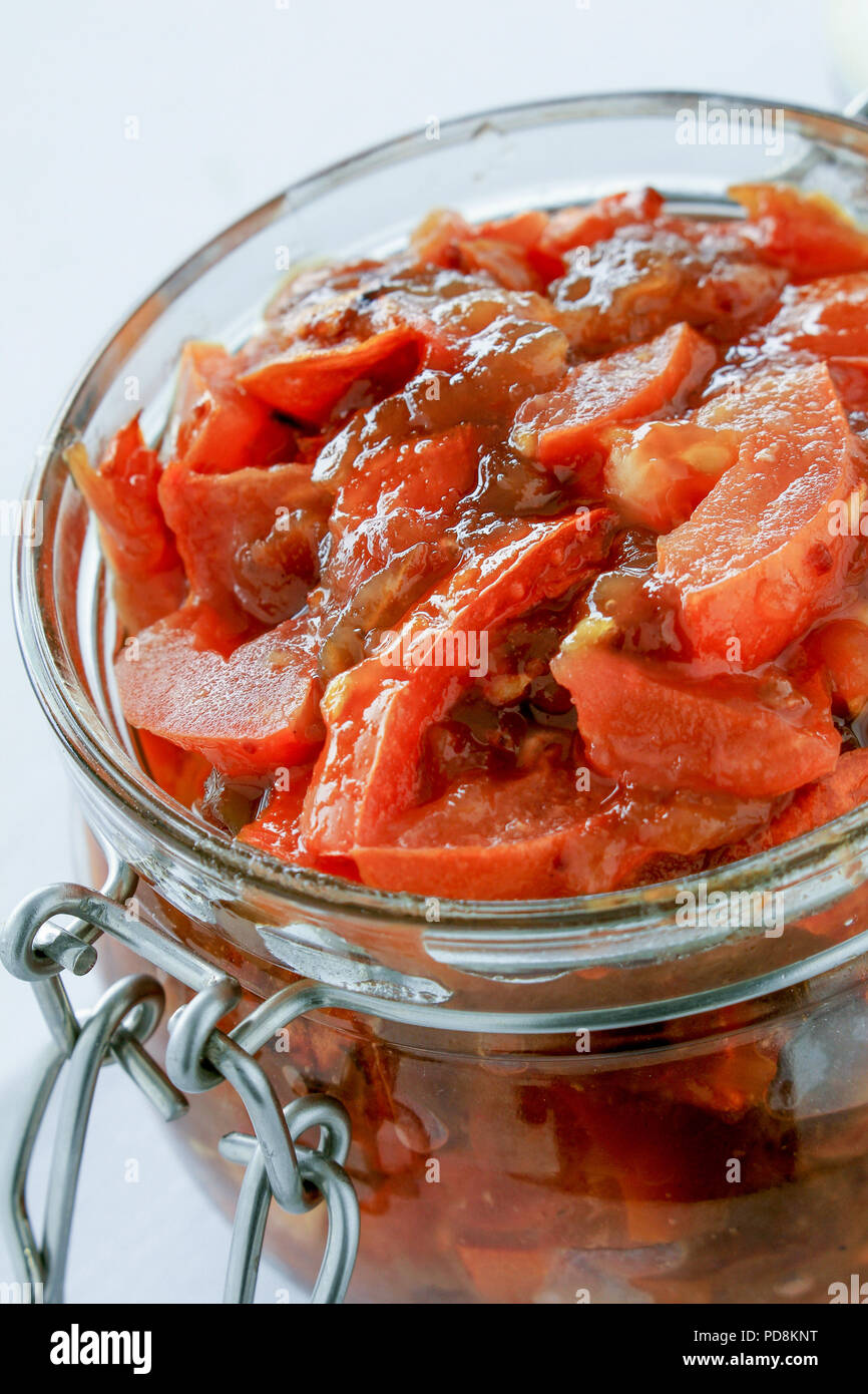 chutney pickle relish in dish Stock Photo - Alamy