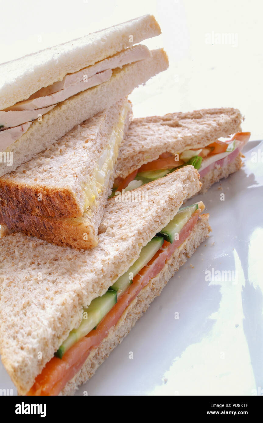 fresh made sandwich Stock Photo - Alamy