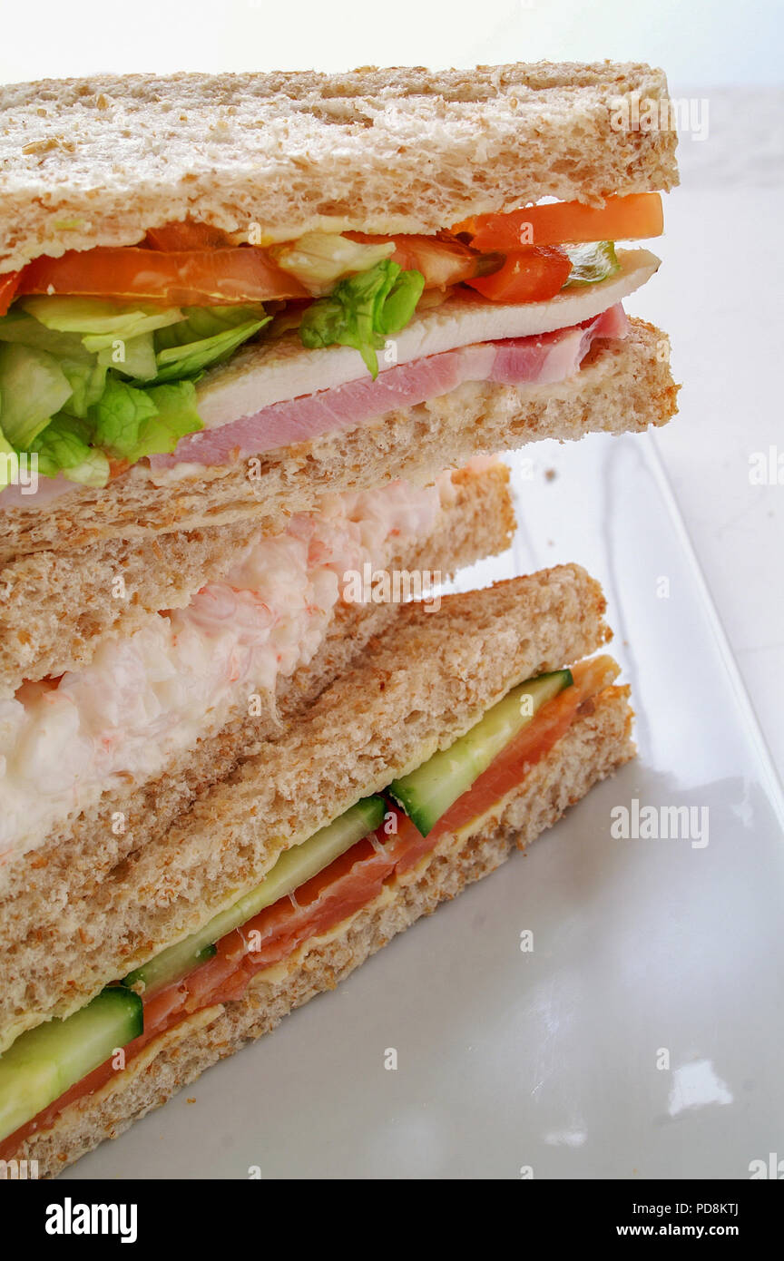 fresh made sandwich Stock Photo - Alamy
